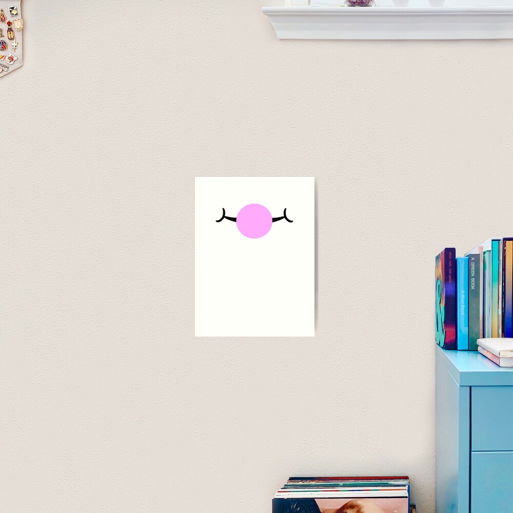 "Roblox Bubble Trouble Bubblegum Face Roblox" Art Print for Sale by ...