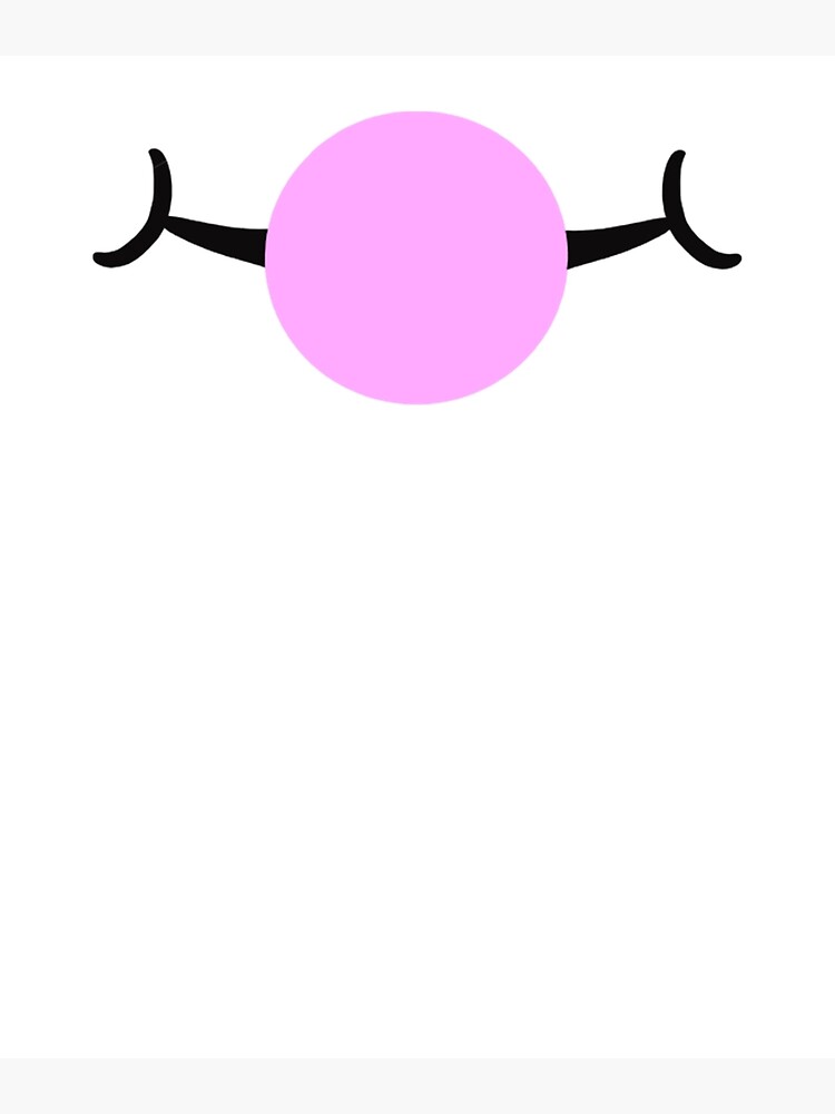 "Roblox Bubble Trouble Bubblegum Face Roblox" Art Print for Sale by ...