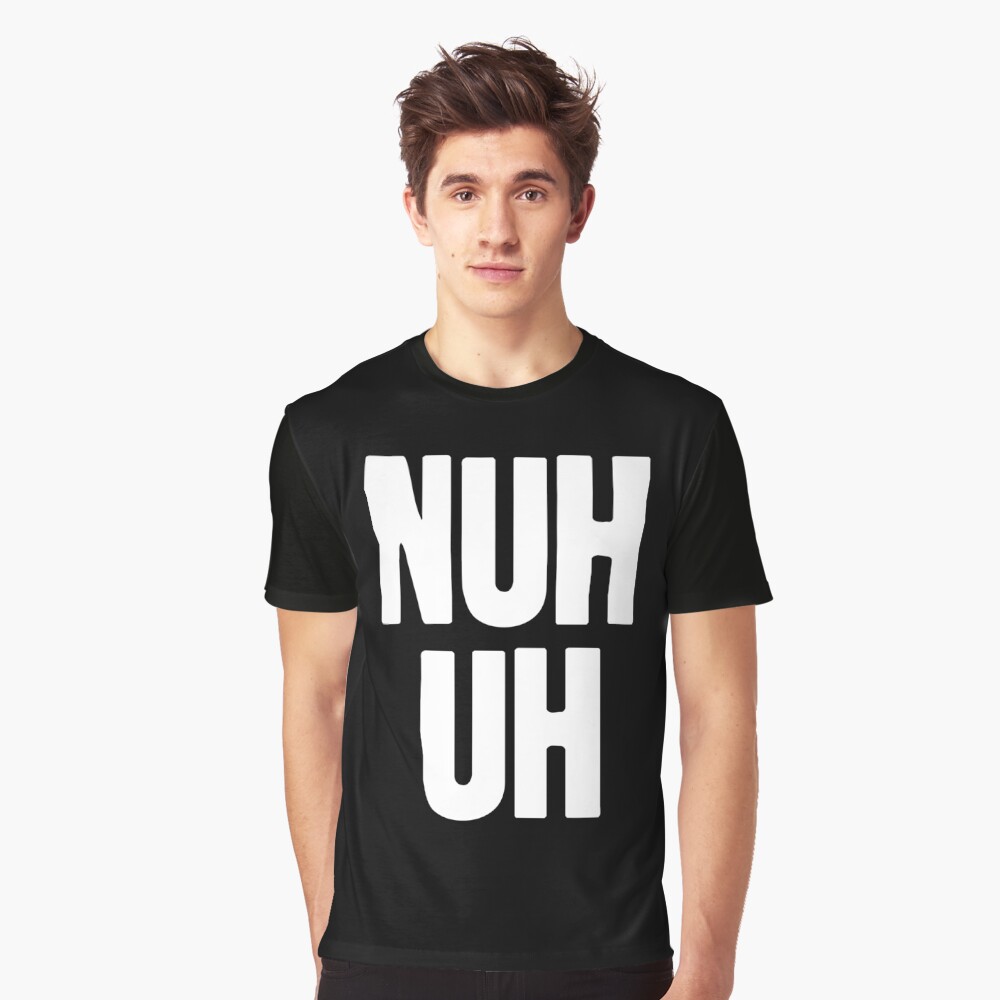 "Nuh Uh" Sticker for Sale by James Hutchings | Redbubble