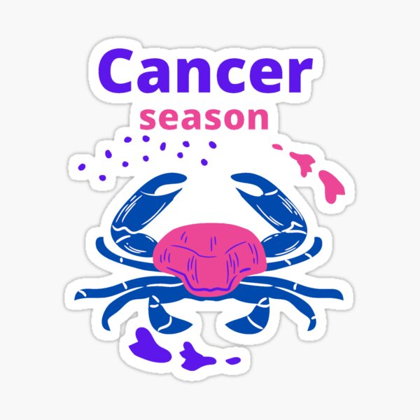 "Cancer Season Zodiac" Sticker for Sale by Soulflower41 | Redbubble