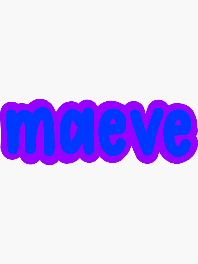 "Maeve" Sticker for Sale by alladoodle | Redbubble