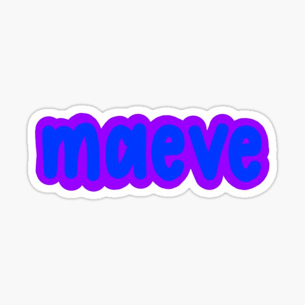 "Maeve" Sticker for Sale by alladoodle | Redbubble