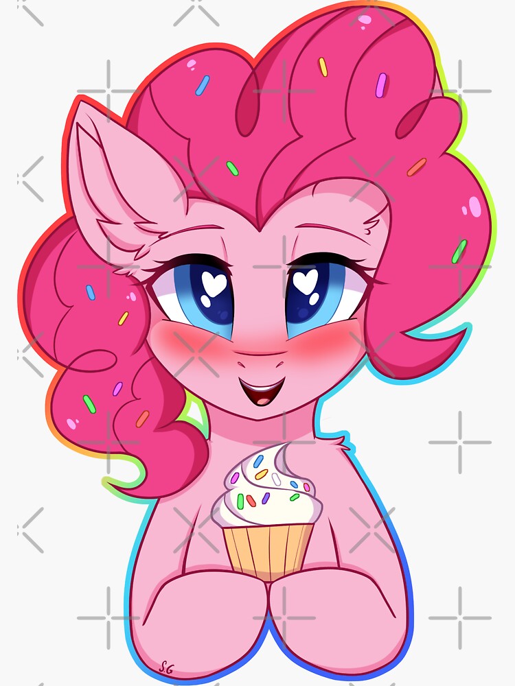 "Cute pinkie pie" Sticker by SoniUncensored | Redbubble