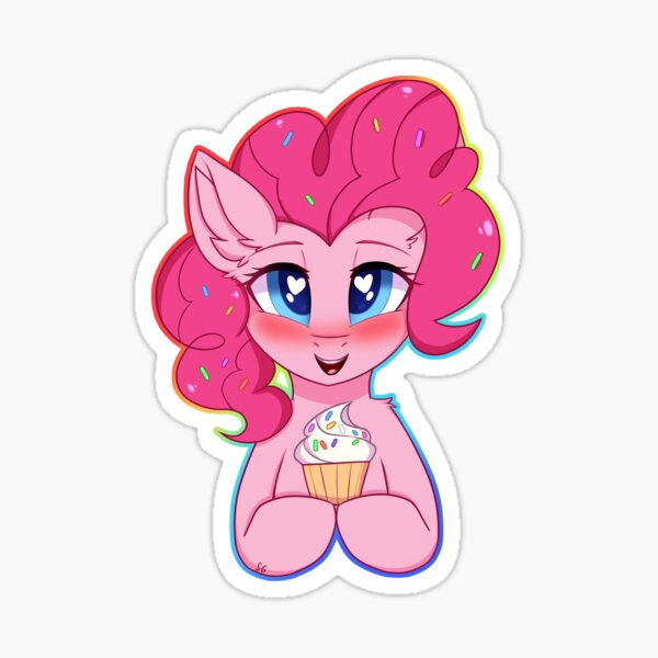 "Cute pinkie pie" Sticker by SoniUncensored | Redbubble