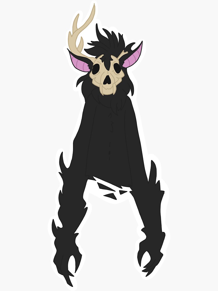 "Wendigo Design" Sticker by MilezD | Redbubble