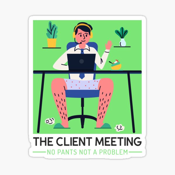"The Client Meeting " Sticker for Sale by Reno96 | Redbubble
