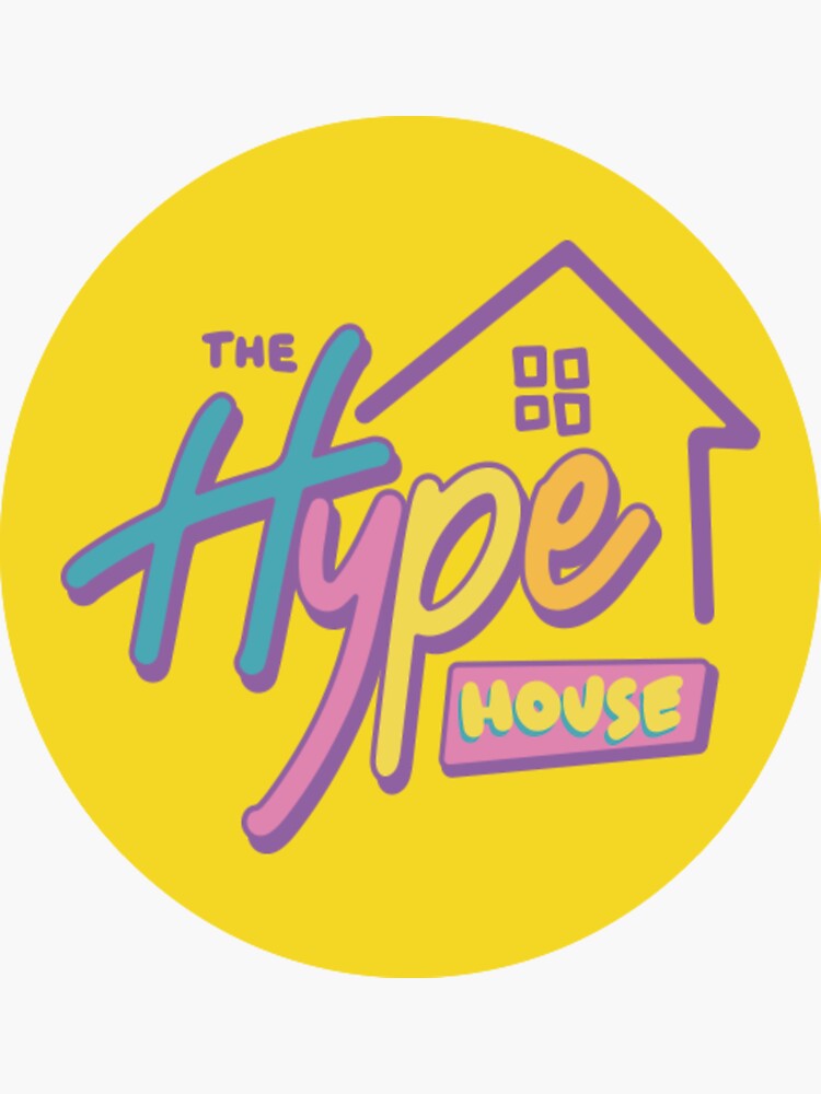 "The hype house" Sticker for Sale by SalimLeo | Redbubble