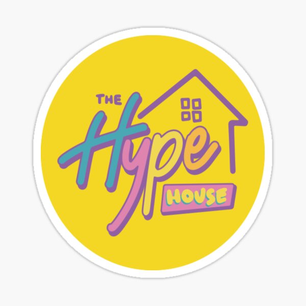 "The hype house" Sticker for Sale by SalimLeo | Redbubble