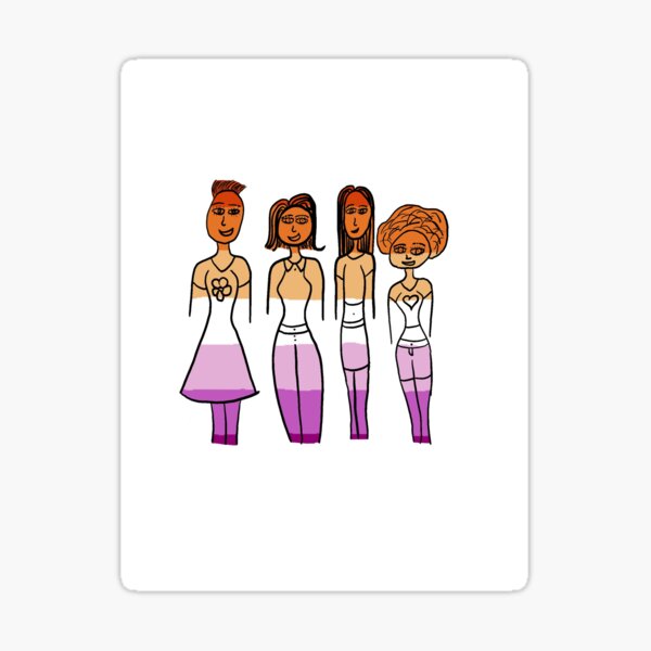"Lesbian Pride is Intersectional" Sticker for Sale by ingridruth99 ...