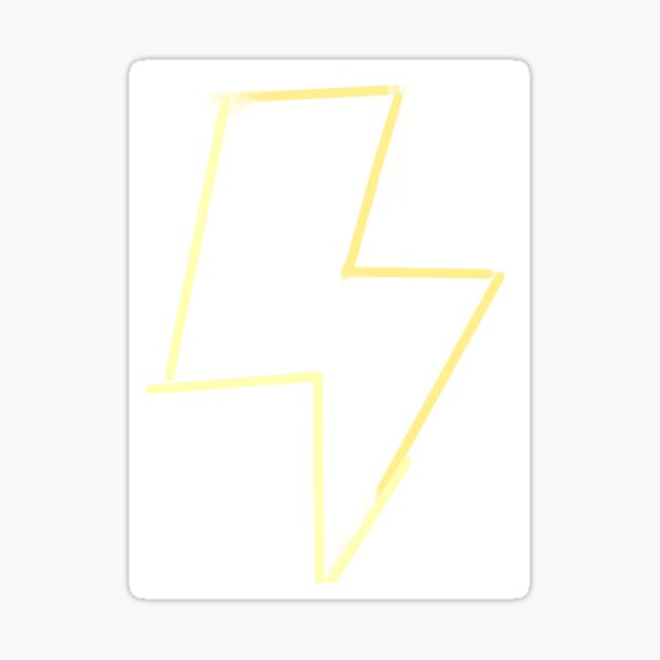 "aesthetic lightning bolt" Sticker by reesesstickers7 | Redbubble