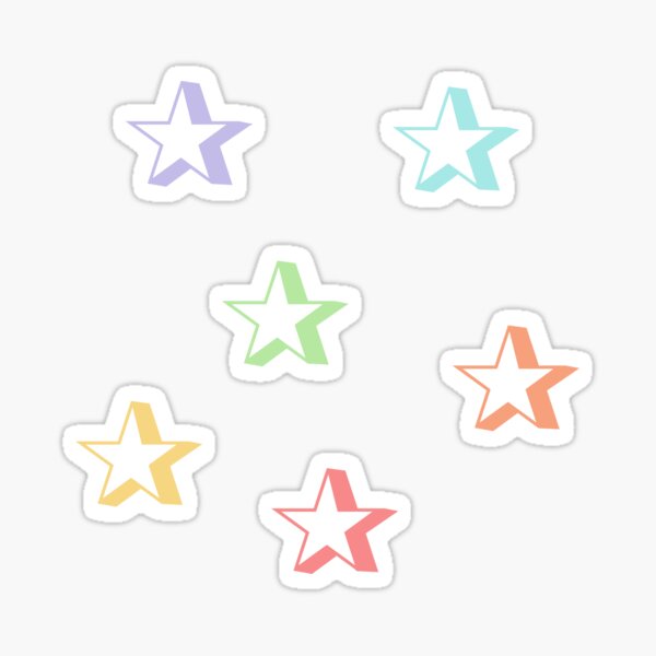 "Stars sticker pack " Sticker by MadebyBritt | Redbubble