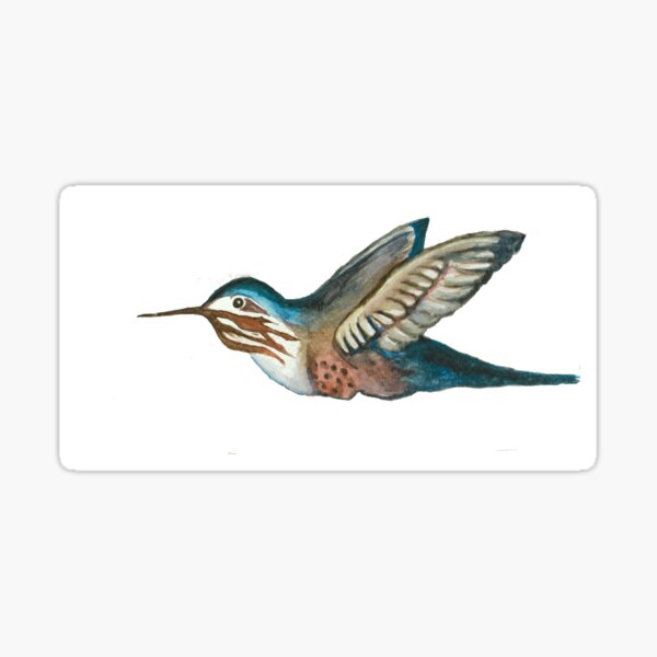 "Sad, dark, hummingbird " Sticker for Sale by Brittneybubblez | Redbubble