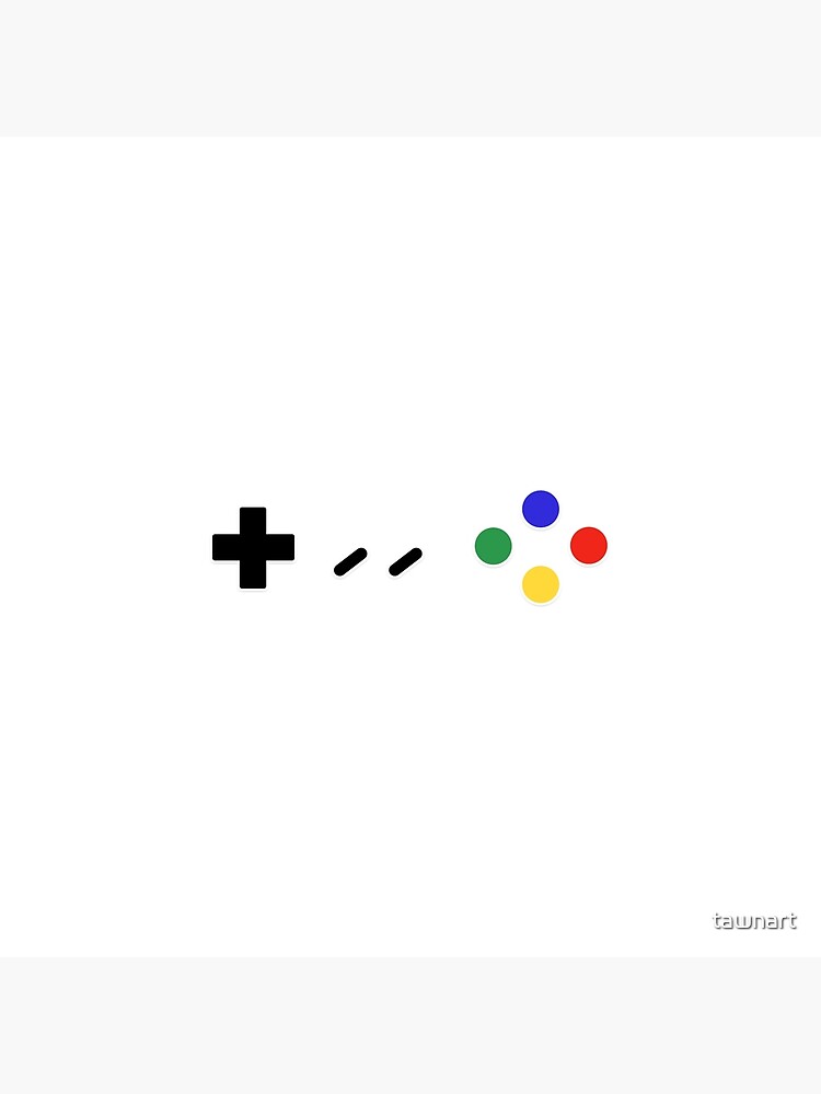 "Gaming Controller - Primary Colors" Poster by tawnart | Redbubble