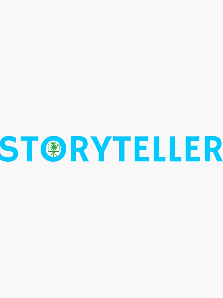 "Simple Storyteller Photography Tee" Sticker for Sale by PhotoCircle ...
