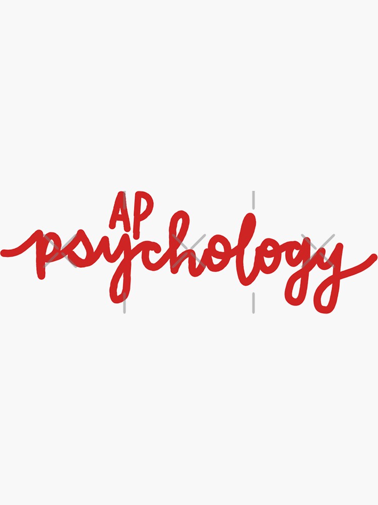 "ap psychology" Sticker by allyhom | Redbubble