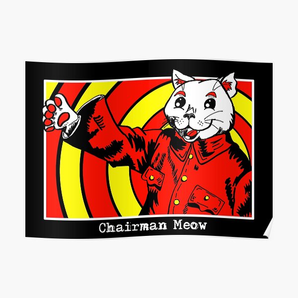 Chairman Meow Wall Art | Redbubble