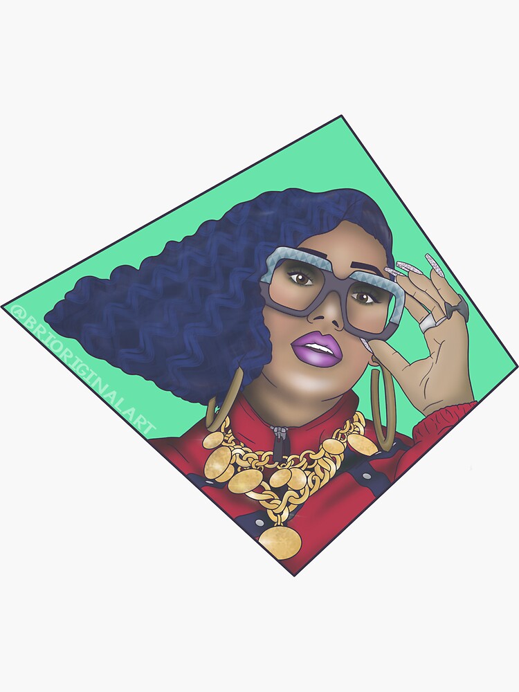 "Missy Elliot" Sticker for Sale by brioriginal | Redbubble