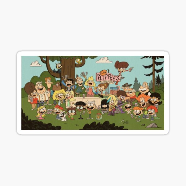 "Loud House Character Collage" Sticker by Peppermint7 | Redbubble