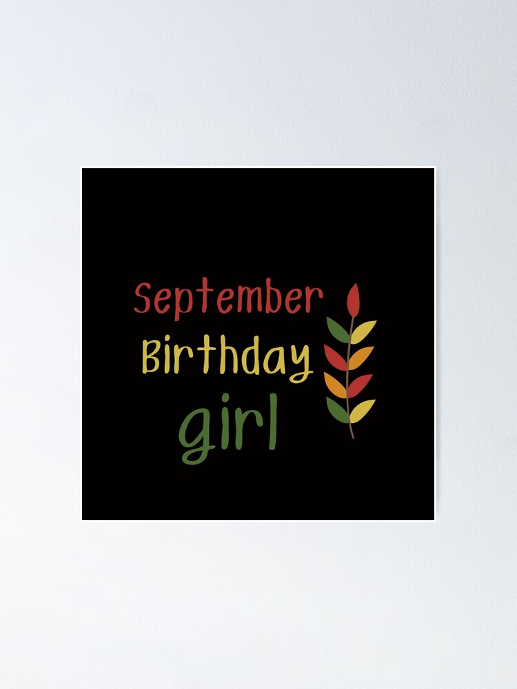 "Born in September 2020 Birthday Girl Leo Virgo Zodiac Chocolate Cute ...