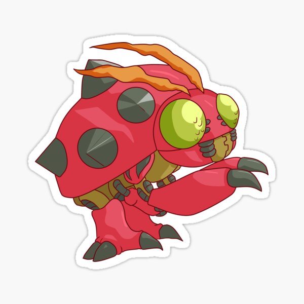 "Tentomon Sticker" Sticker by IronClark | Redbubble