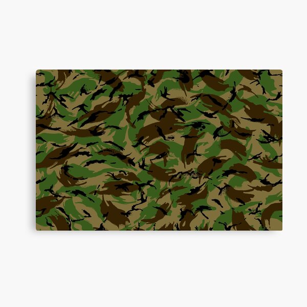 "British DPM (Disruptive Pattern Material) Camo" Canvas Print by ...