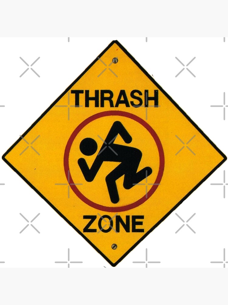 "D.R.I. Thrash Zone" Poster by rippingthrash | Redbubble