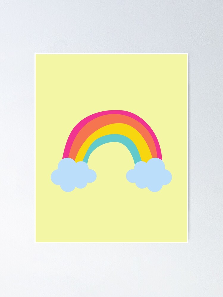 "Pastel Rainbow " Poster by lisbethxart | Redbubble