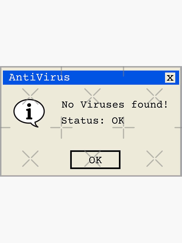"AntiVirus" Sticker for Sale by sherwinc | Redbubble