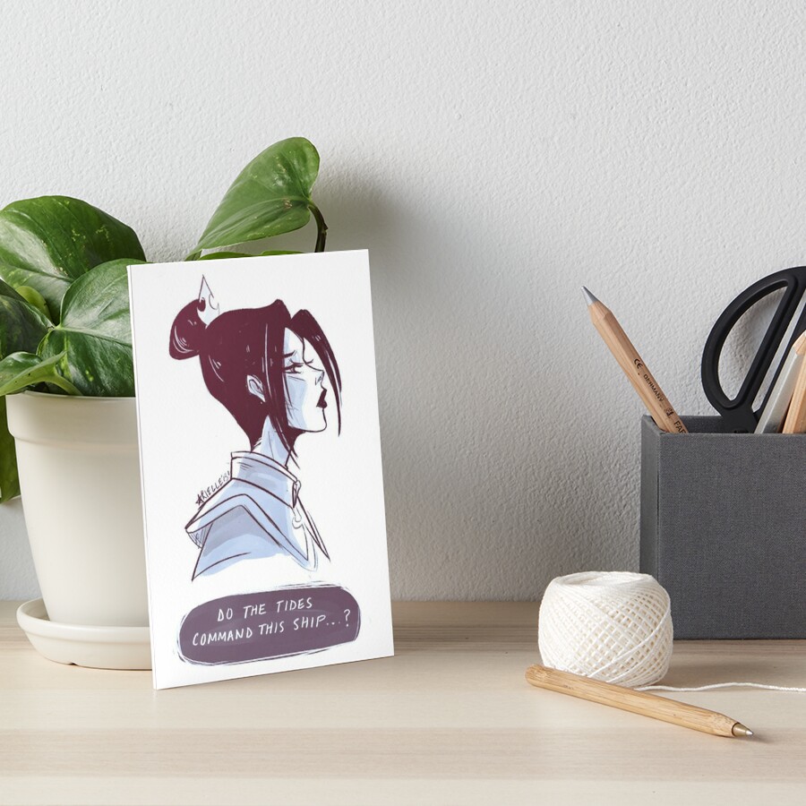"azula who commands this ship sticker" Art Board Print for Sale by moon ...
