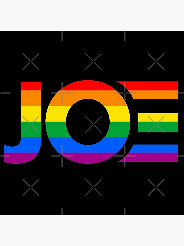 "JOE RAINBOW PRIDE" Poster by popdesigner | Redbubble