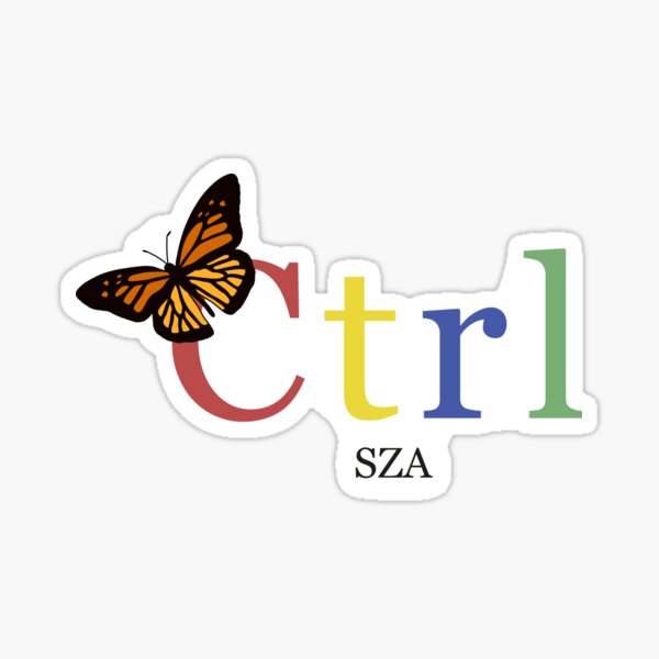 "SZA ctrl" Sticker for Sale by shirasticker | Redbubble