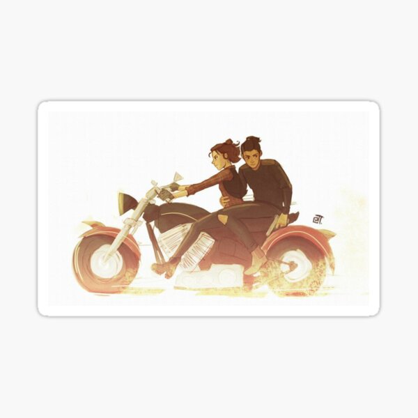"modern suki and sokka" Sticker for Sale by moon-drunk | Redbubble