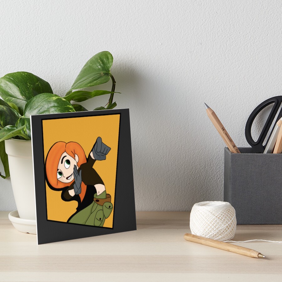 "Kim Possible - Comic Panel Style" Art Board Print by Drakken-blue ...
