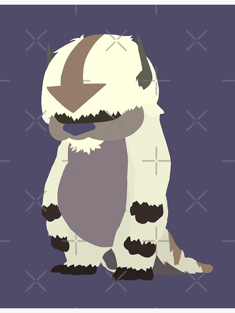 "Standing- Appa Avatar the Last Airbender" Poster by Makieroon | Redbubble