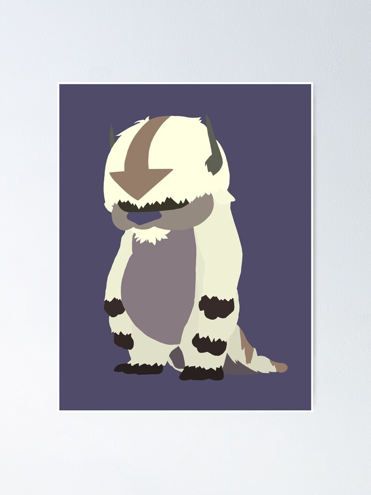"Standing- Appa Avatar the Last Airbender" Poster by Makieroon | Redbubble