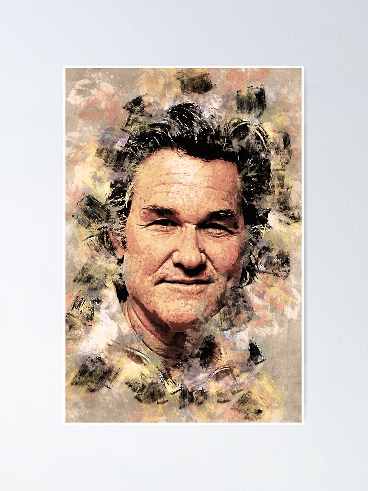 "Kurt Russell Actor Portrait A Tribute to a LEGEND Abstract Watercolor ...