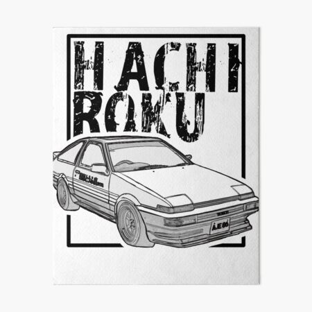 "AE86 Initial D Hacki Roku JDM Drift Car 4age Turbo" Galeriedruck von ...