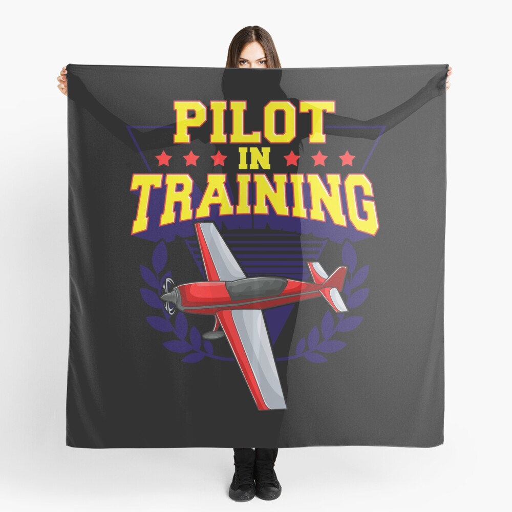 "Pilot In Training Airplane Future Pilot" Scarf for Sale by ...