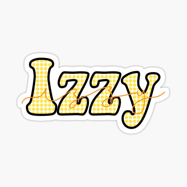 "Izzy custom" Sticker for Sale by chloemadesigns | Redbubble