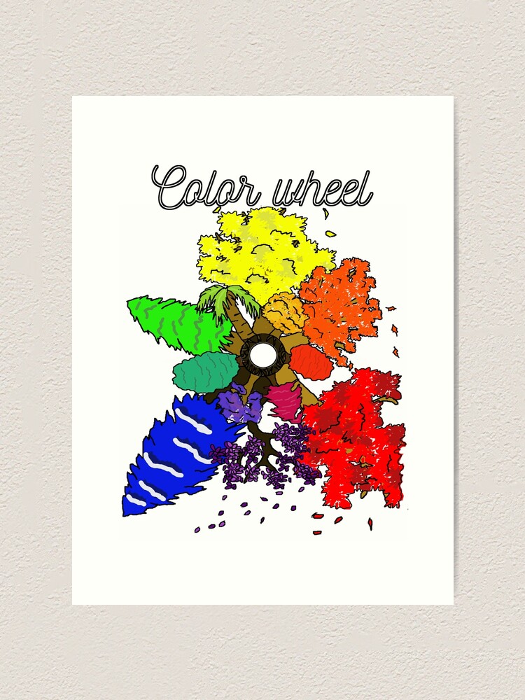 "Tree color wheel" Art Print for Sale by TheCreativeidea | Redbubble