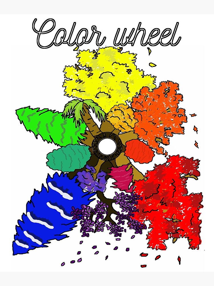 "Tree color wheel" Poster by TheCreativeidea | Redbubble
