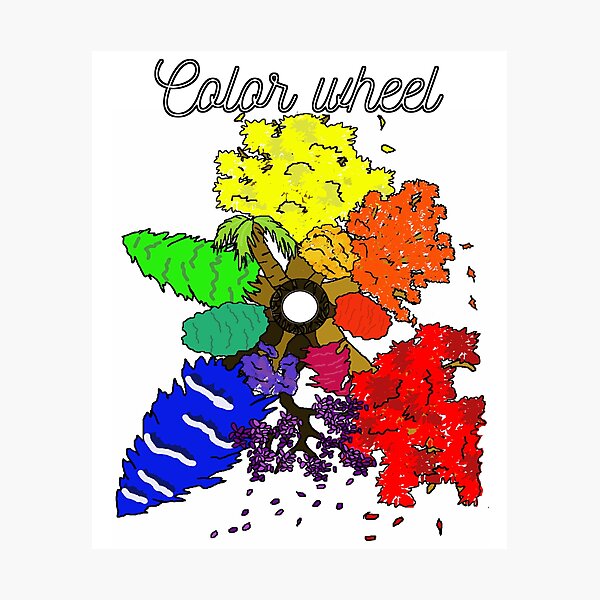 "Tree color wheel" Photographic Print for Sale by TheCreativeidea ...
