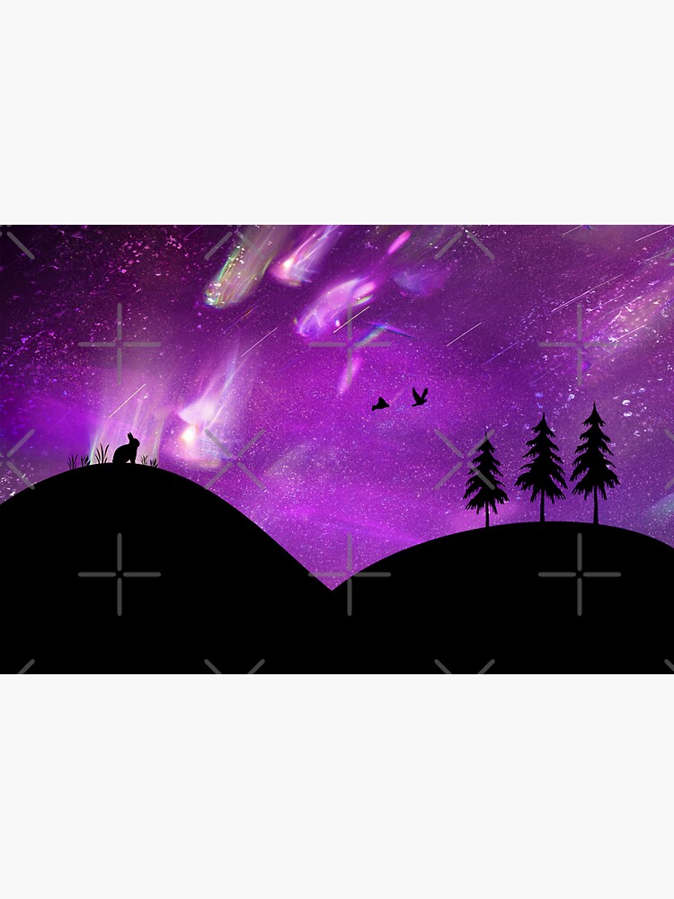 "Meteor Showers" Sticker for Sale by fineart2017 | Redbubble