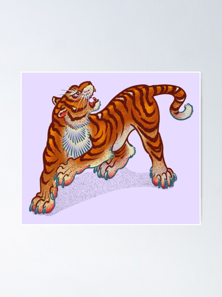 "Tiger full body" Poster for Sale by Jwmtattooer | Redbubble