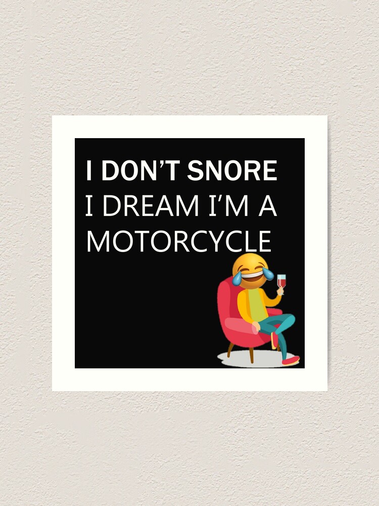 "snoring meme" Art Print by TheNaughtyProf | Redbubble