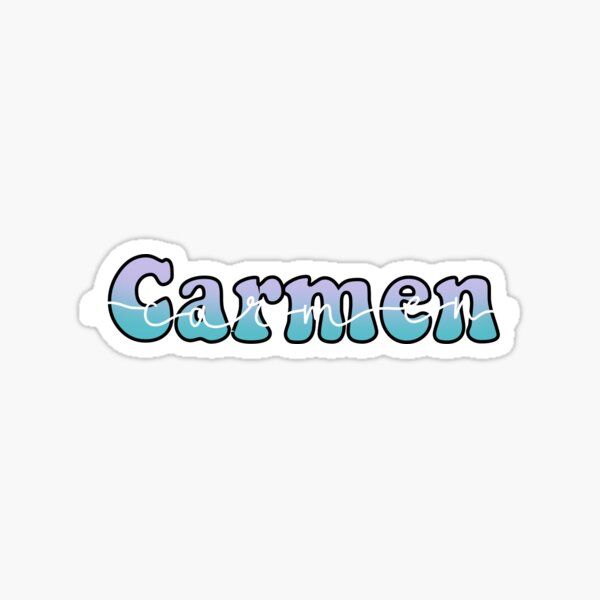"Carmen custom" Sticker for Sale by chloemadesigns | Redbubble