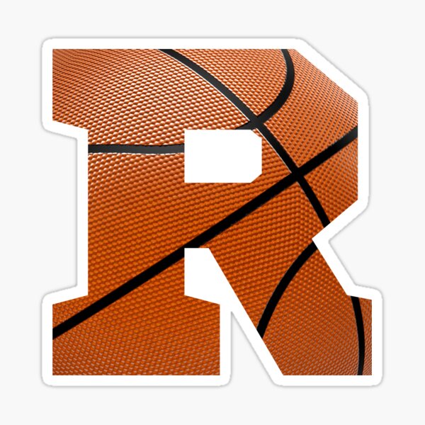 "Personalized Basketball Monogram Initial R" Sticker for Sale by ...