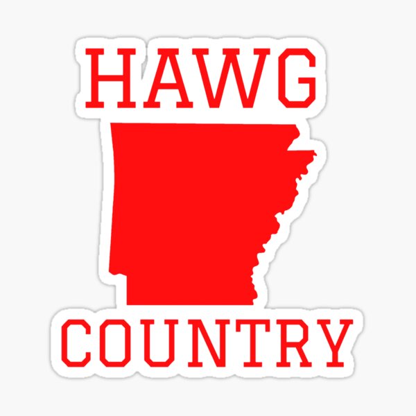 "HAWG COUNTRY" Sticker for Sale by jarjarwiki | Redbubble