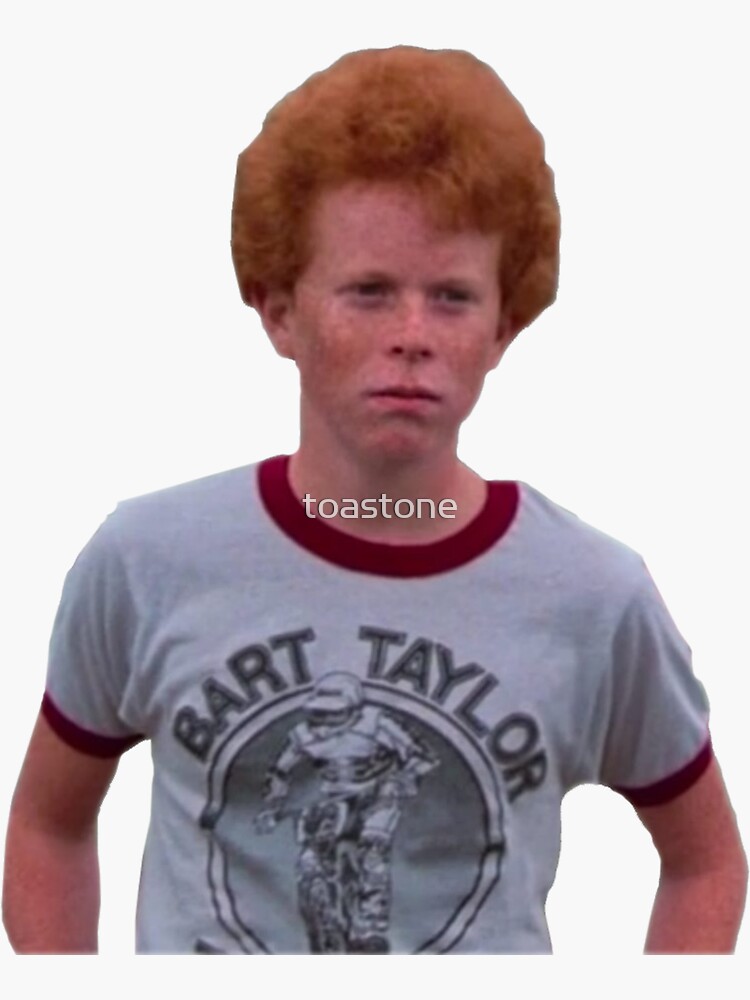 "Bart Taylor the Man ft, Wes Rad Bmx Movie 1986" Sticker for Sale by toastone | Redbubble