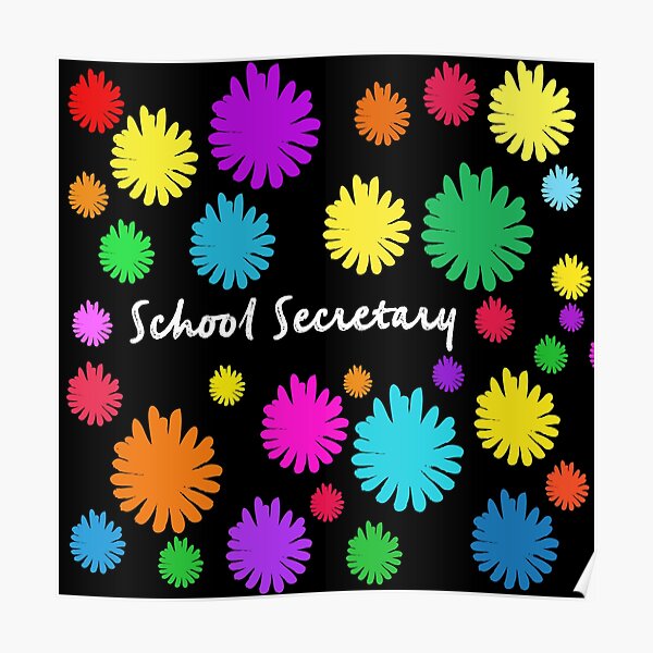 "School secretary" Poster for Sale by firegalaxy | Redbubble